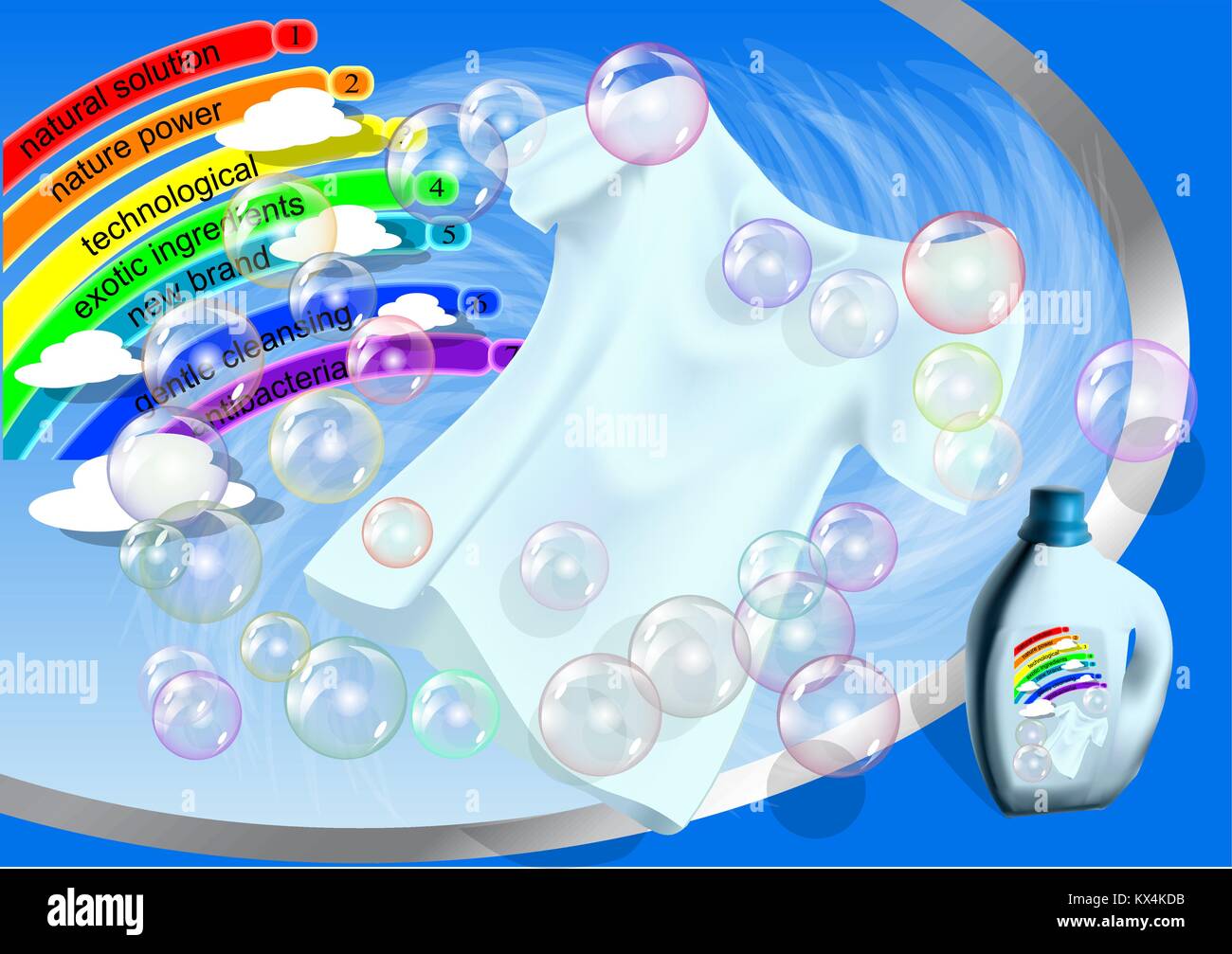 clothes and water washing product Stock Vector Image & Art - Alamy