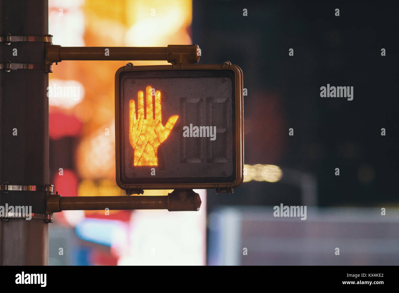 Red traffic light in the city street Stock Photo - Alamy