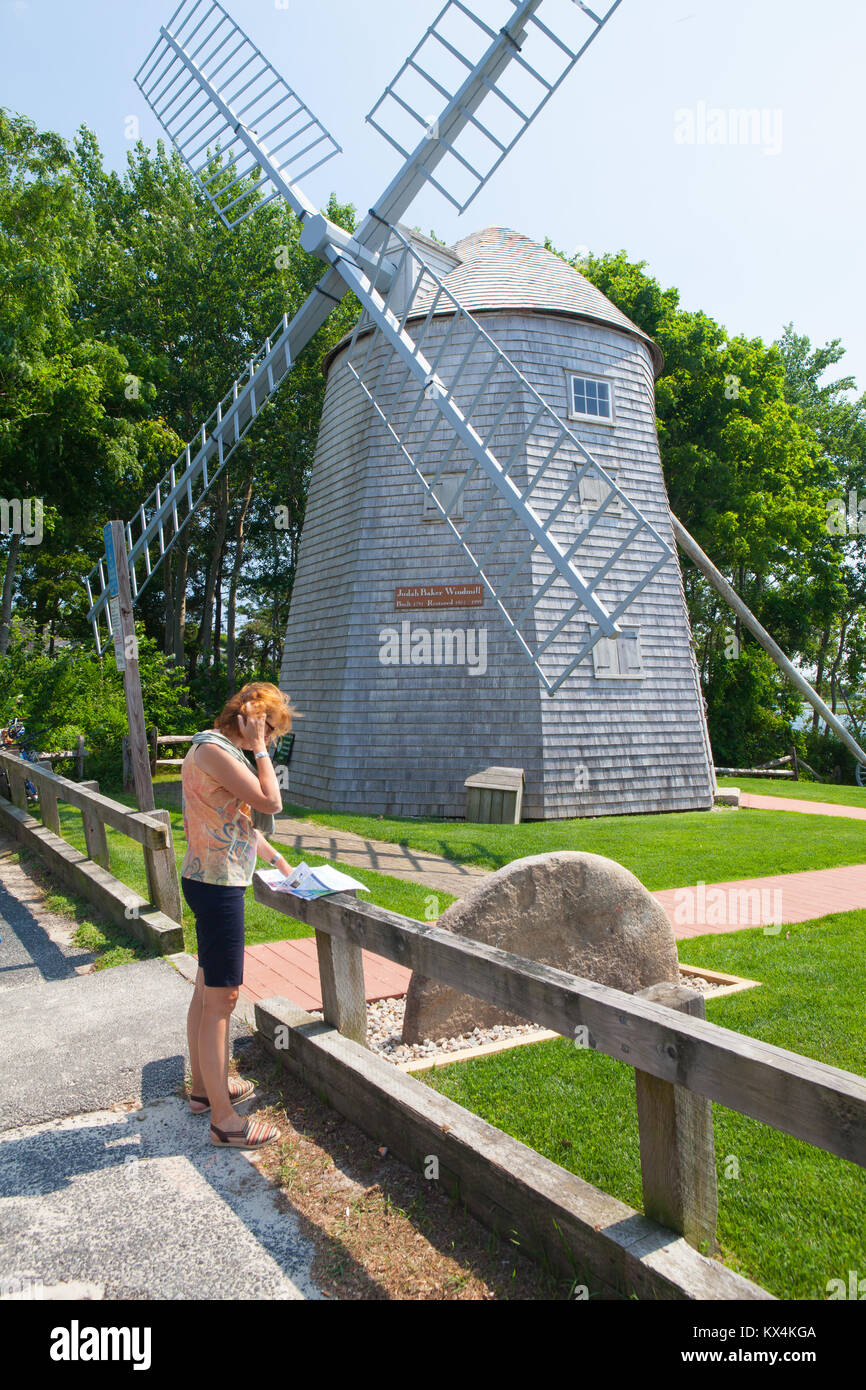 South Yarmouth, Massachusetts, USA - July 13, 2016: The Judah Baker ...
