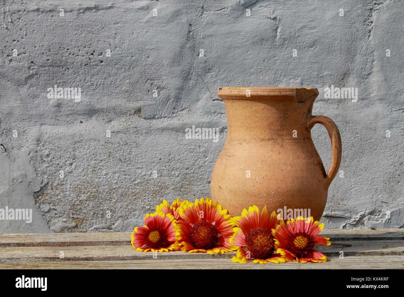 Red orange yellow container plants hi-res stock photography and images ...