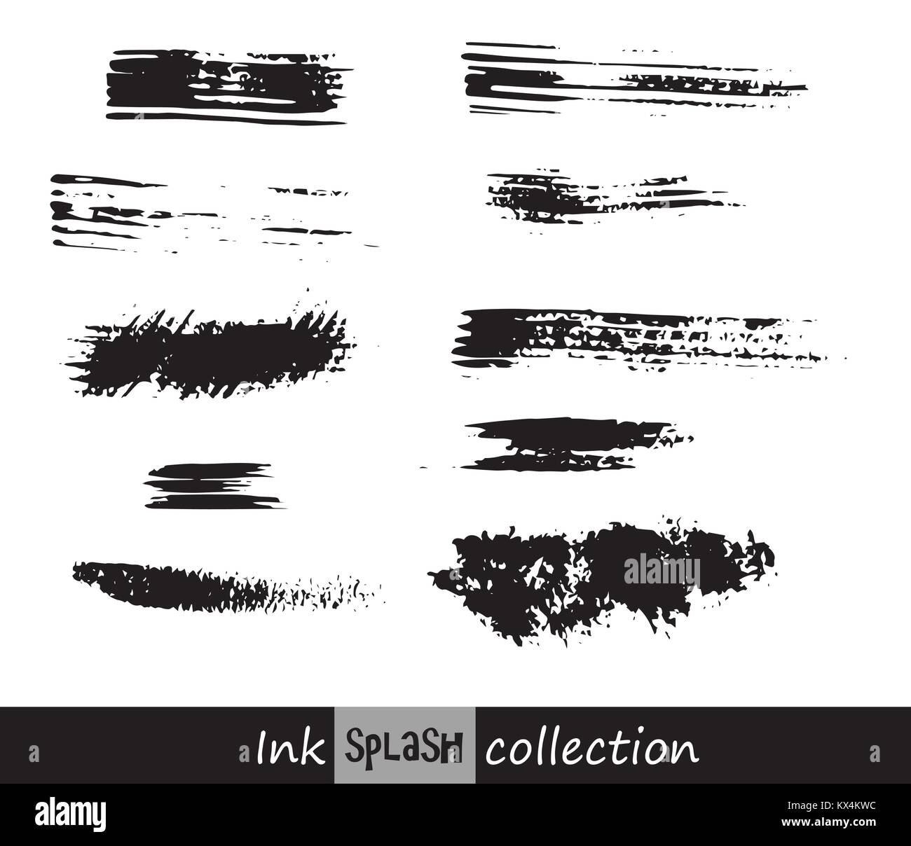 Spots of paint isolated Stock Vector Images - Alamy