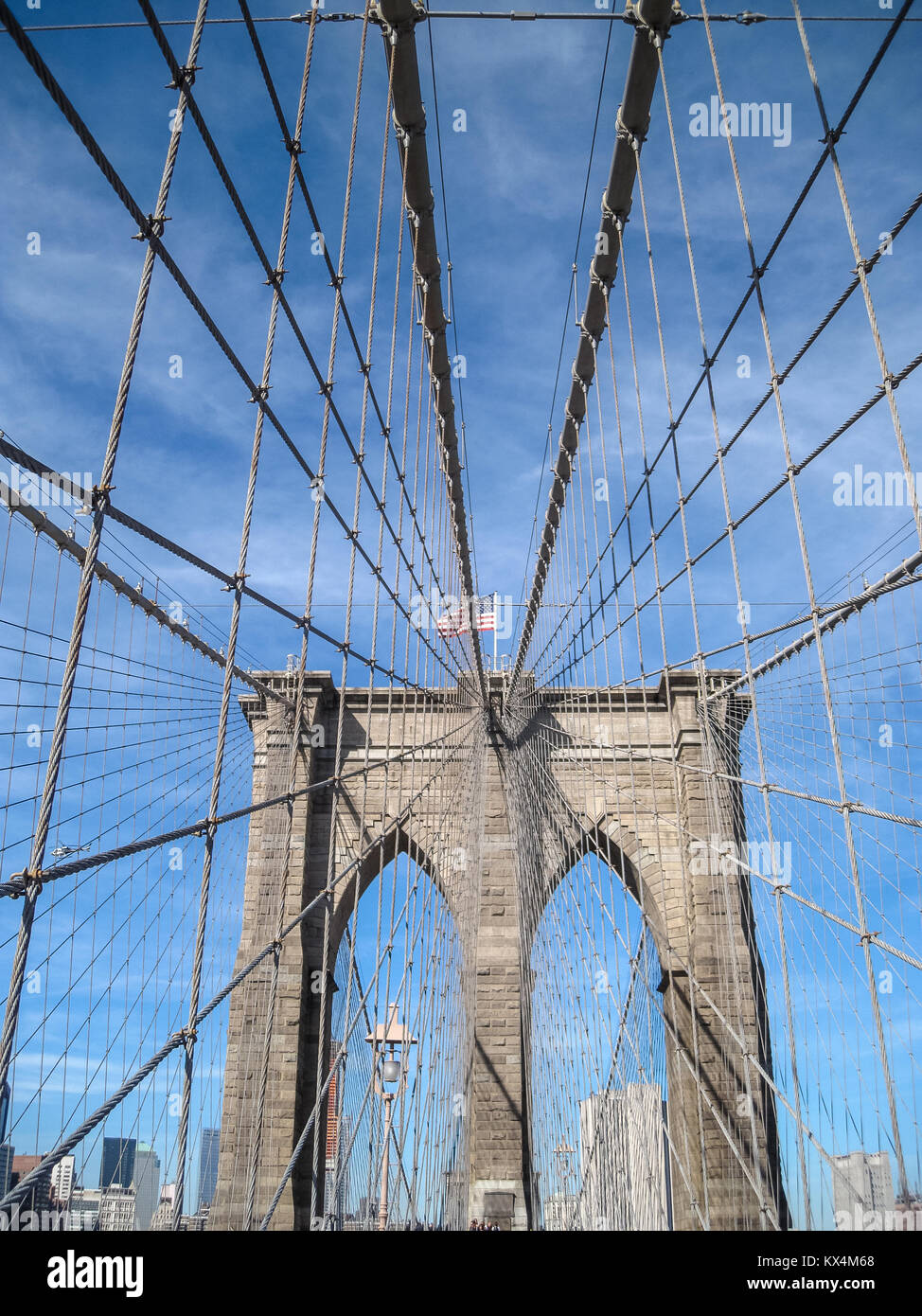 The Brooklyn Bridge in New York City USA Stock Photo - Alamy