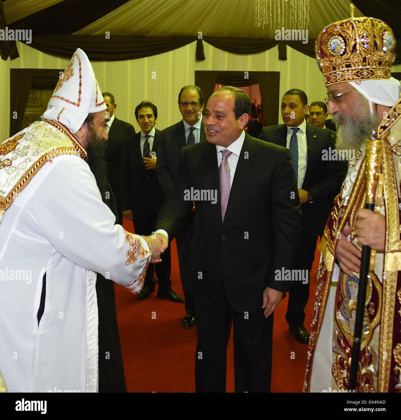 Cairo, Egypt. 6th Jan, 2018. Egyptian Coptic Pope Tawadros II, Pope of ...