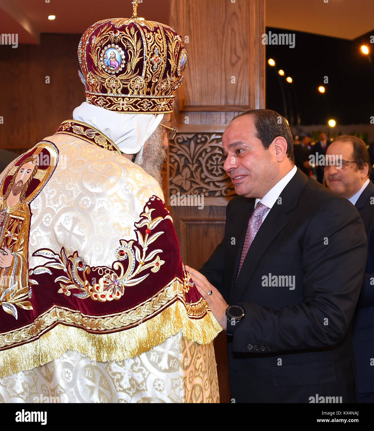 Cairo, Egypt. 6th Jan, 2018. Egyptian Coptic Pope Tawadros II, Pope of ...