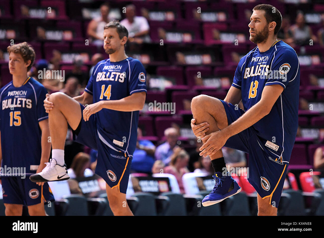 Brisbane, QUEENSLAND, AUSTRALIA. 7th Jan, 2018. Brisbane Bullets ...