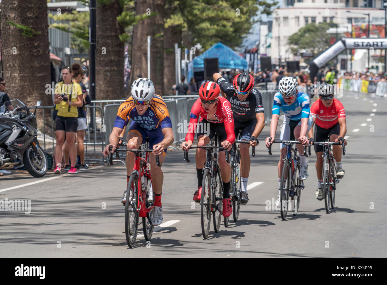 NAPIER, NEW ZEALAND, 07th January, 2018. The Road Races of the BDO ...