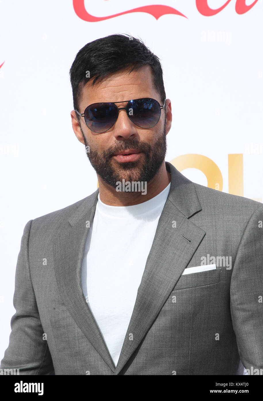 West Hollywood, Ca. 6th Jan, 2018. Ricky Martin, at the Gold Meets ...