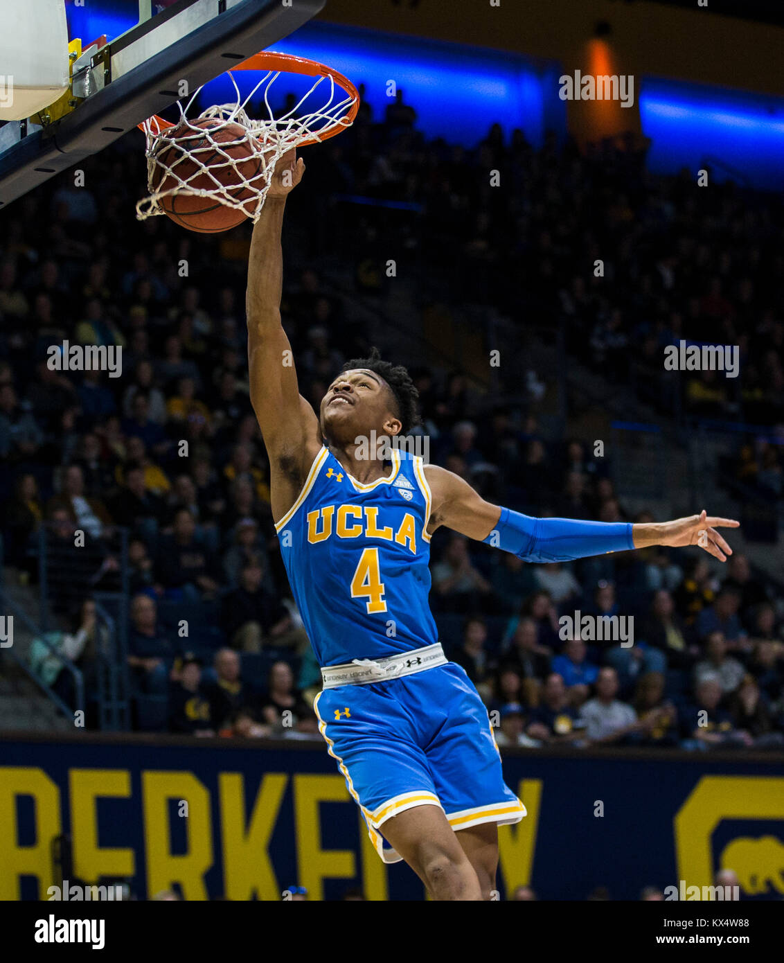 Hass Pavilion Berkeley Calif, USA. 06th Jan, 2018. CA U.S.A. UCLA guard ...