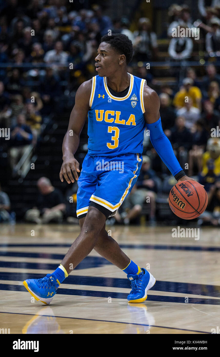 Hass Pavilion Berkeley Calif, USA. 06th Jan, 2018. CA U.S.A. UCLA guard ...
