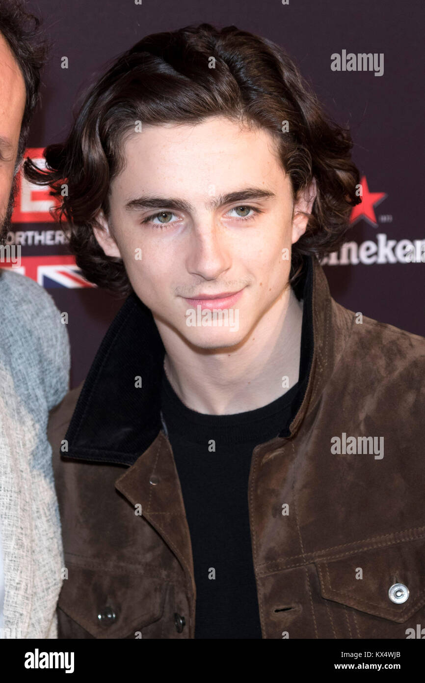 Beverly Hills, USA. 06th Jan, 2018. Timothee Chalamet attends the BAFTA ...