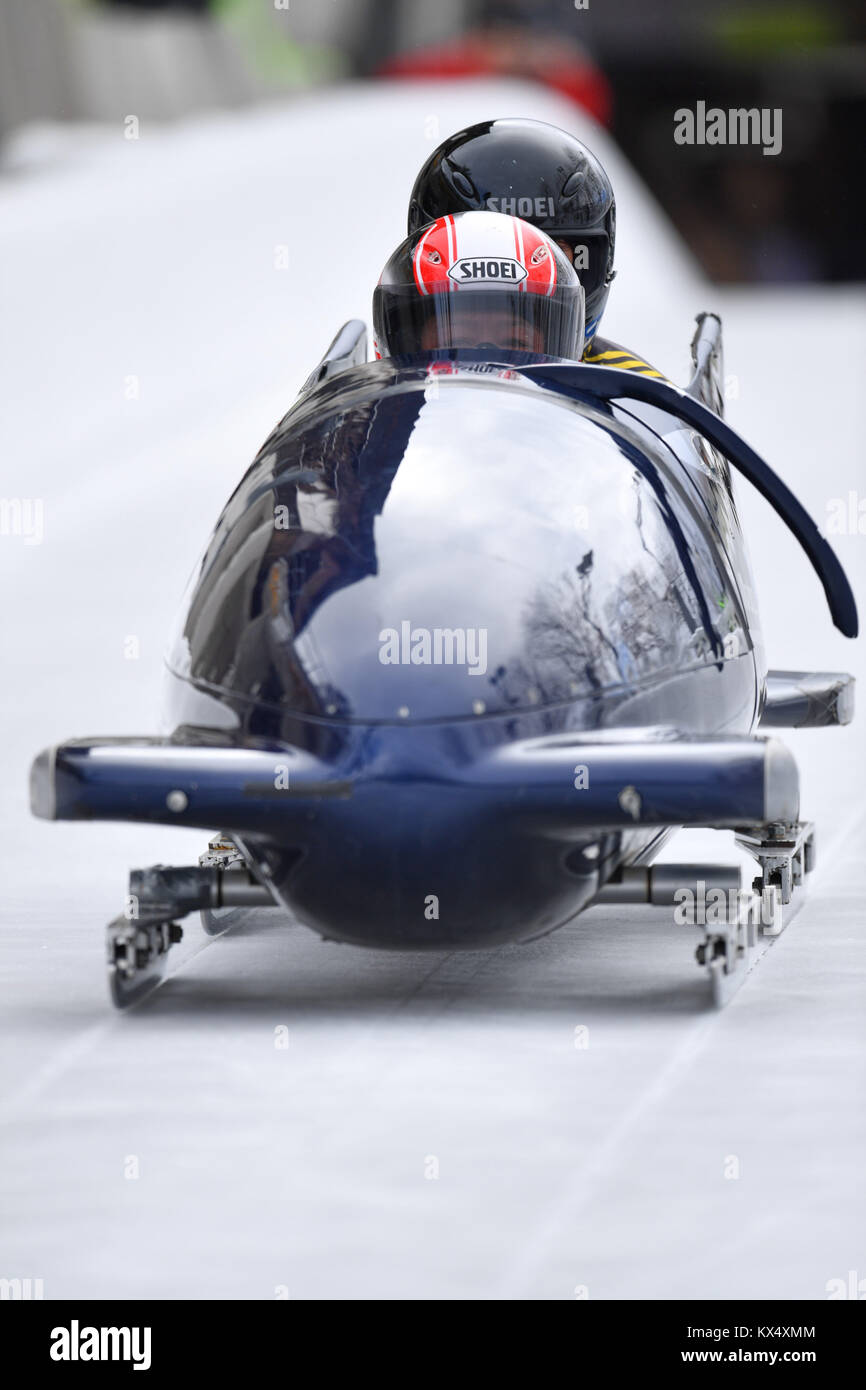 the Spiral, Nagano, Japan. 7th Jan, 2018. Fumiko Mano & /Tomoe Sato ...