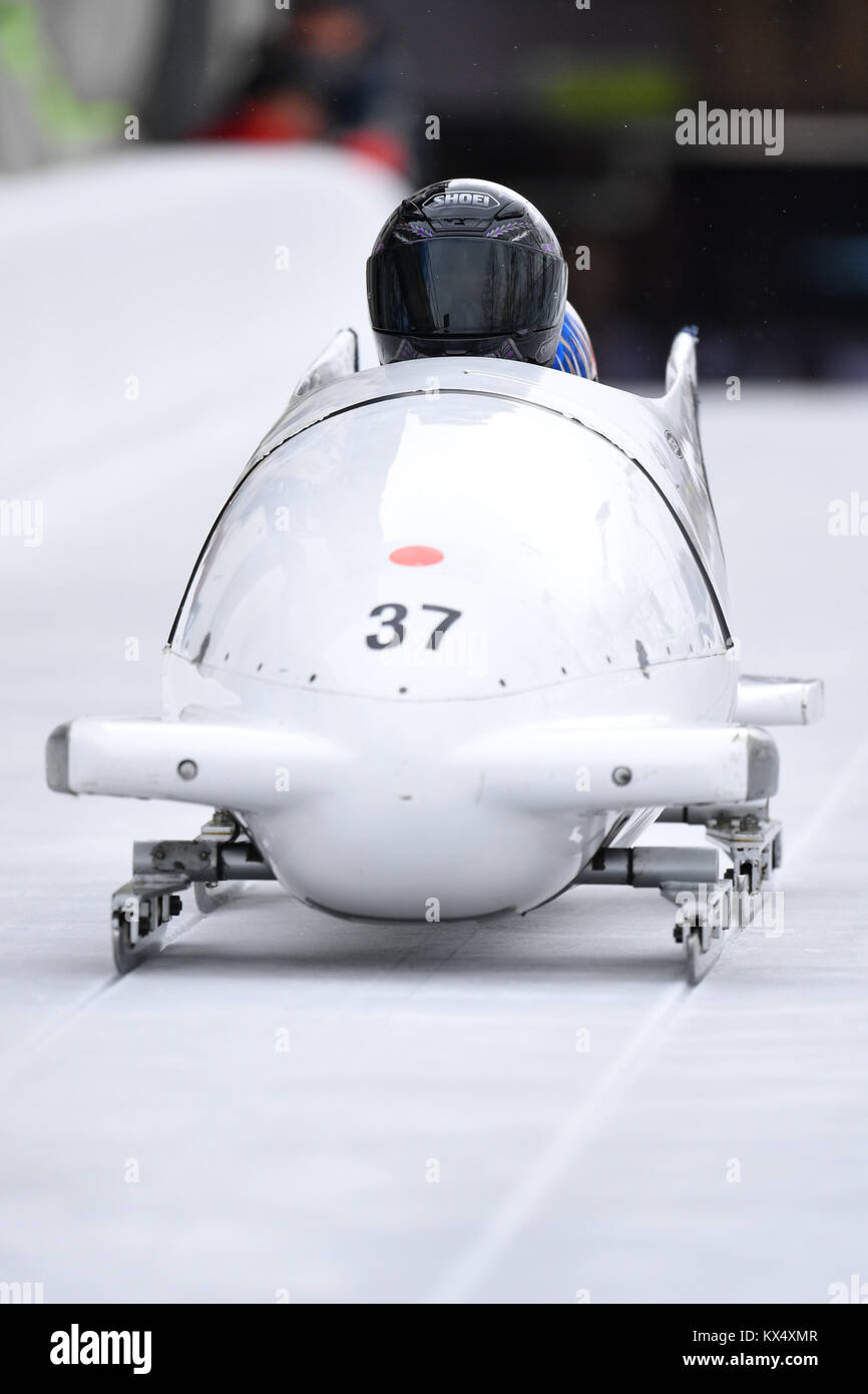 the Spiral, Nagano, Japan. 7th Jan, 2018. Minami Honna & Sayaka ...