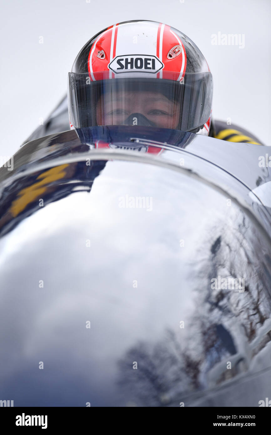 the Spiral, Nagano, Japan. 7th Jan, 2018. Fumiko Mano & /Tomoe Sato ...