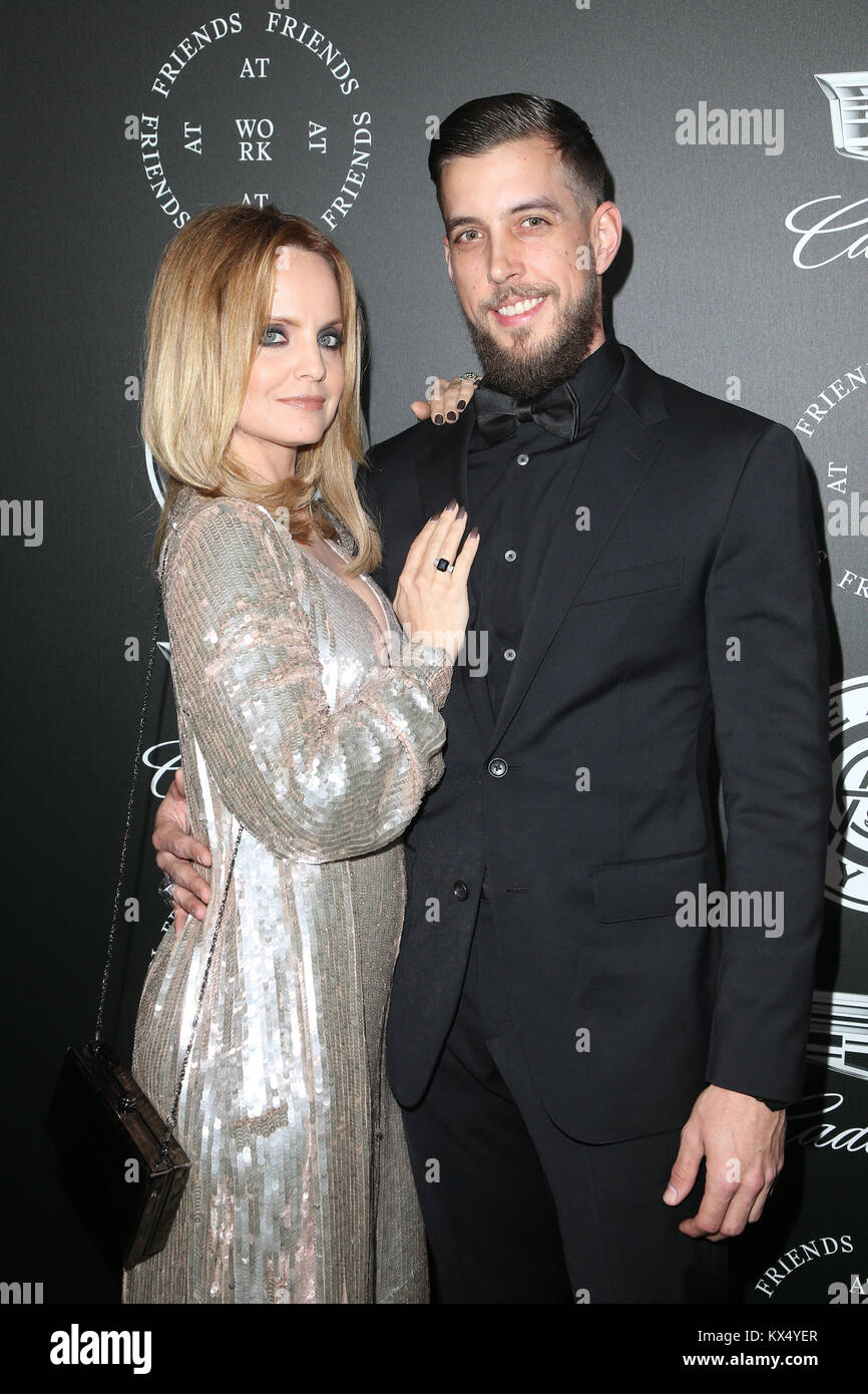 SANTA MONICA, CA - JANUARY 6: Mena Suvari and Michael Hope at Art of ...