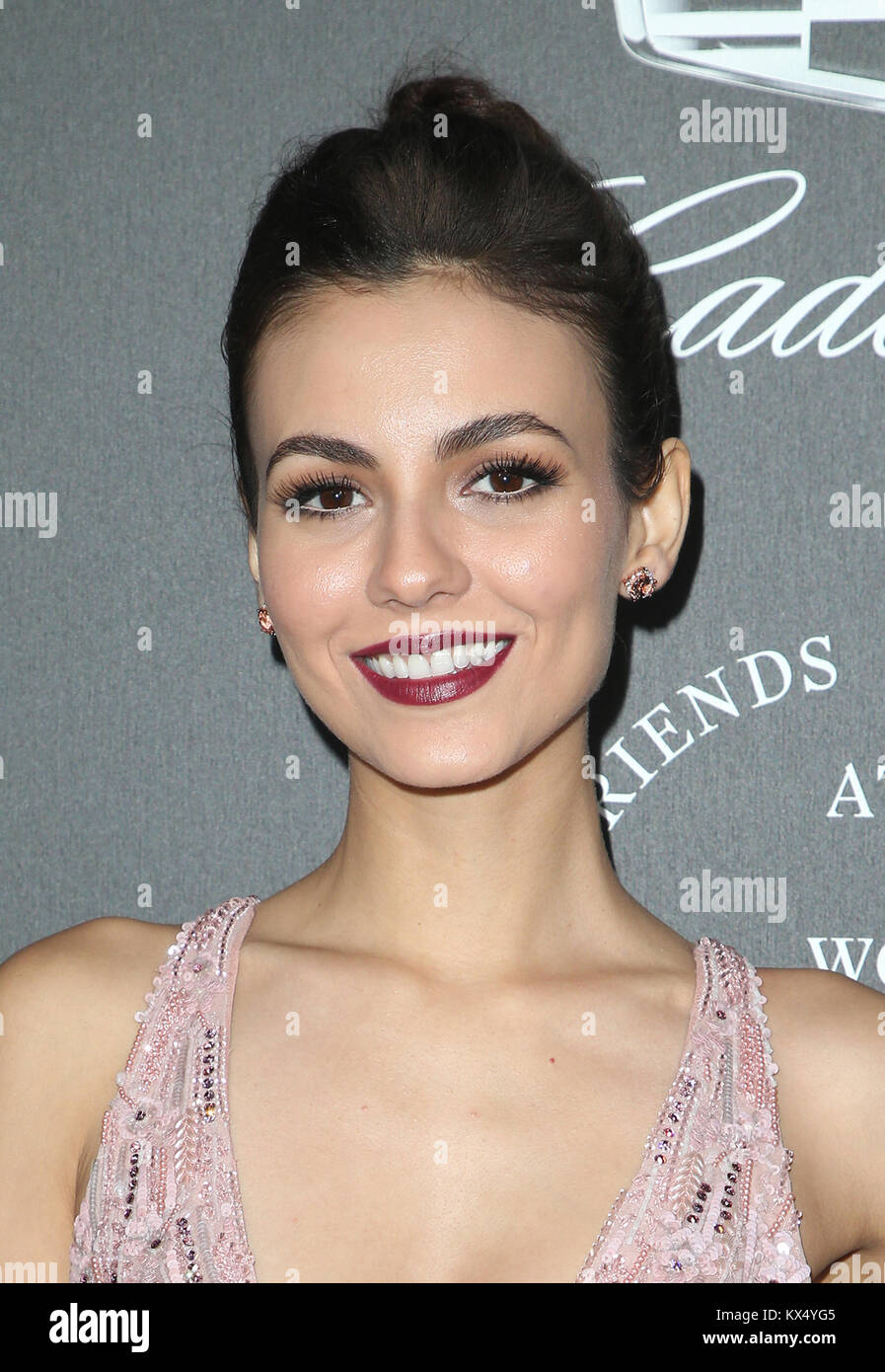 SANTA MONICA, CA - JANUARY 6: Victoria Justice at Art of Elysium's 11th ...