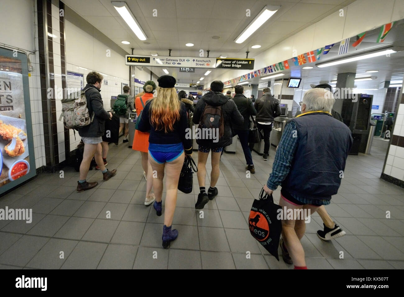 No Trousers on the Underground No Pants Subway Ride on the London ...