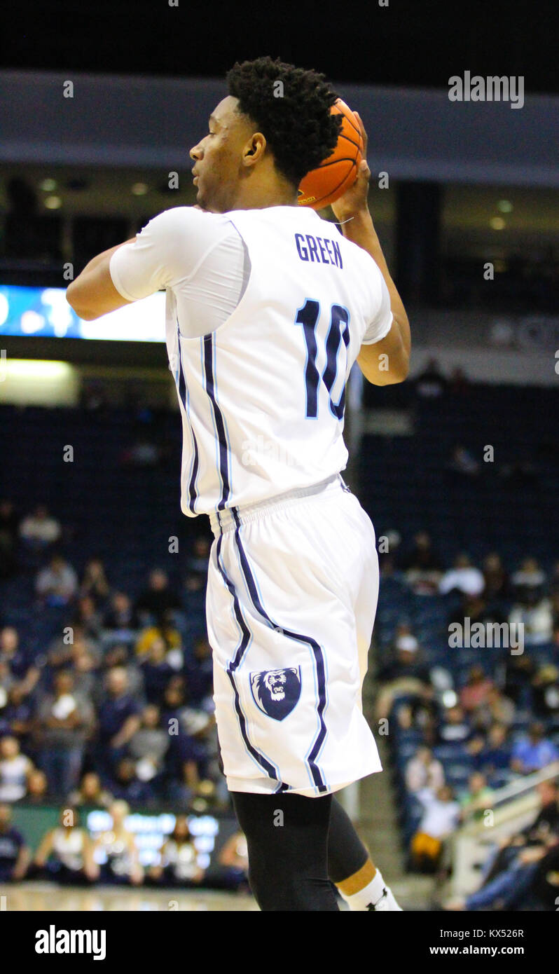 December 30, 2017 - Old Dominion Monarchs guard Xavier Green (10) looks ...