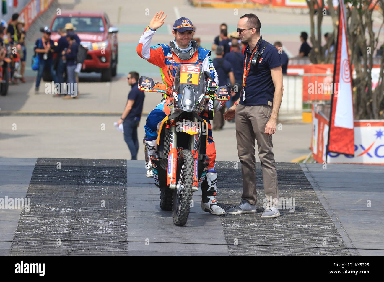 Lima, Lima, Peru. 6th Jan, 2018. RALLY - DAKAR - START - STAGE 1 ...