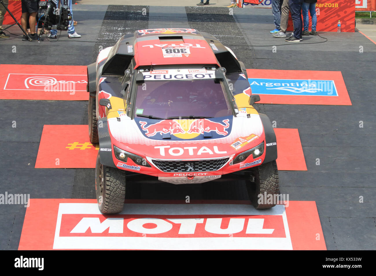 Lima, Lima, Peru. 6th Jan, 2018. RALLY - DAKAR - START - STAGE 1 ...