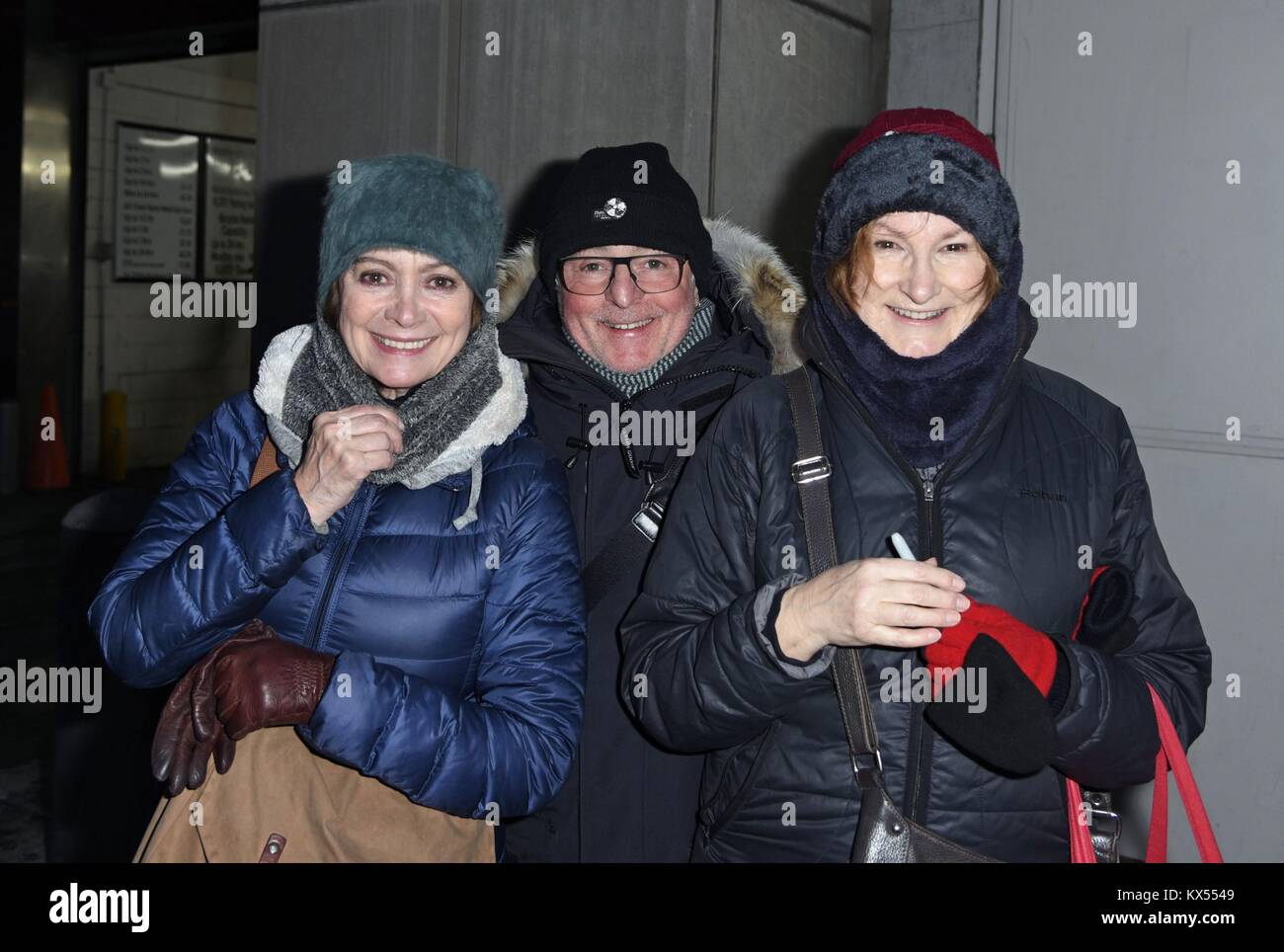 New York, NY, USA. 7th Jan, 2018. Francesca Annis, Ron Cook, Deborah ...