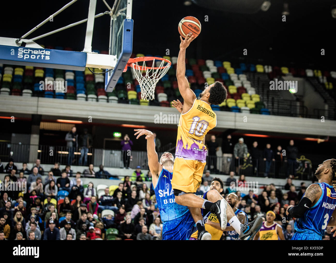 Copper Box Arena, London, UK, 7th Jan 2018. London Lions v Sheffield ...