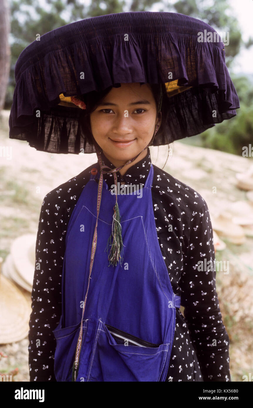 Hakka (?) Chinese woman in the New Territories of Hong Kong, 1966 Stock ...