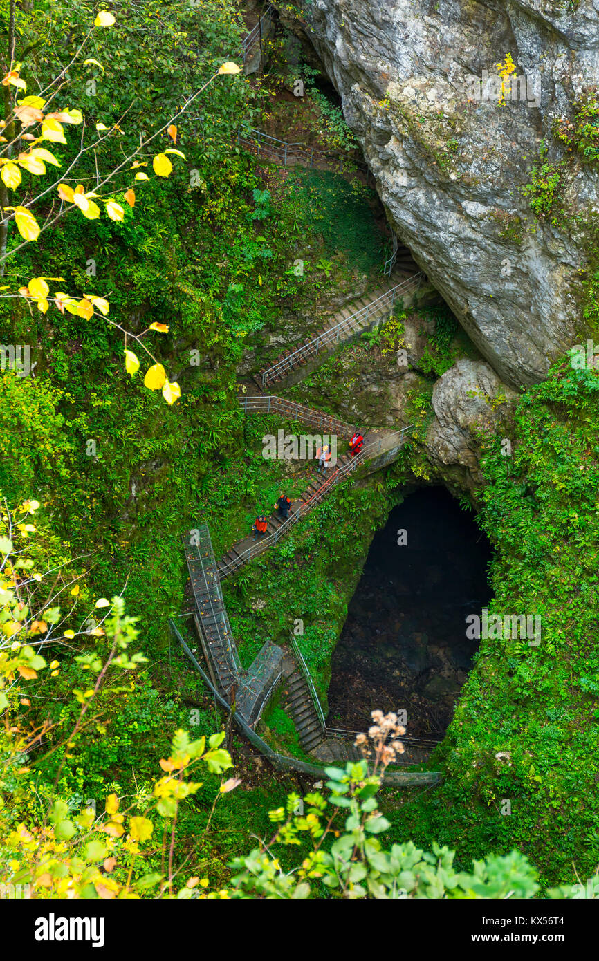 Pivka green cave hi-res stock photography and images - Alamy
