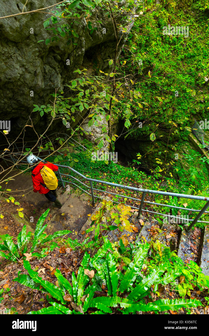 Pivka green cave hi-res stock photography and images - Alamy