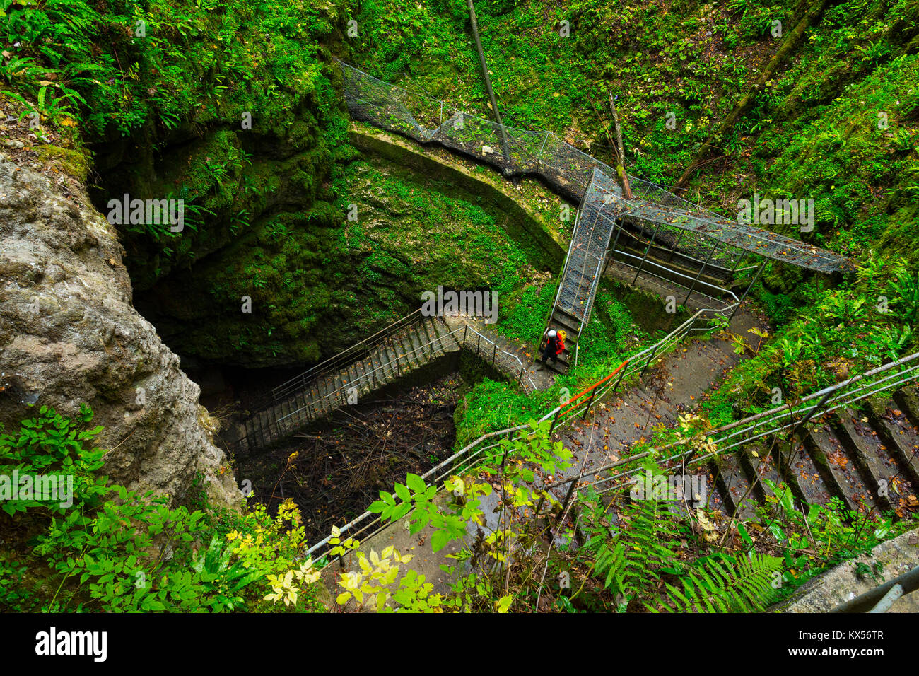 Pivka green cave hi-res stock photography and images - Alamy