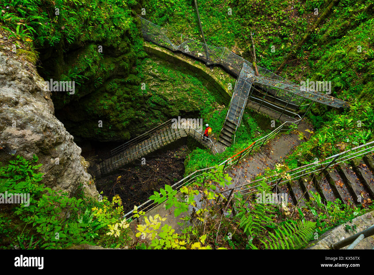 Pivka green cave hi-res stock photography and images - Alamy