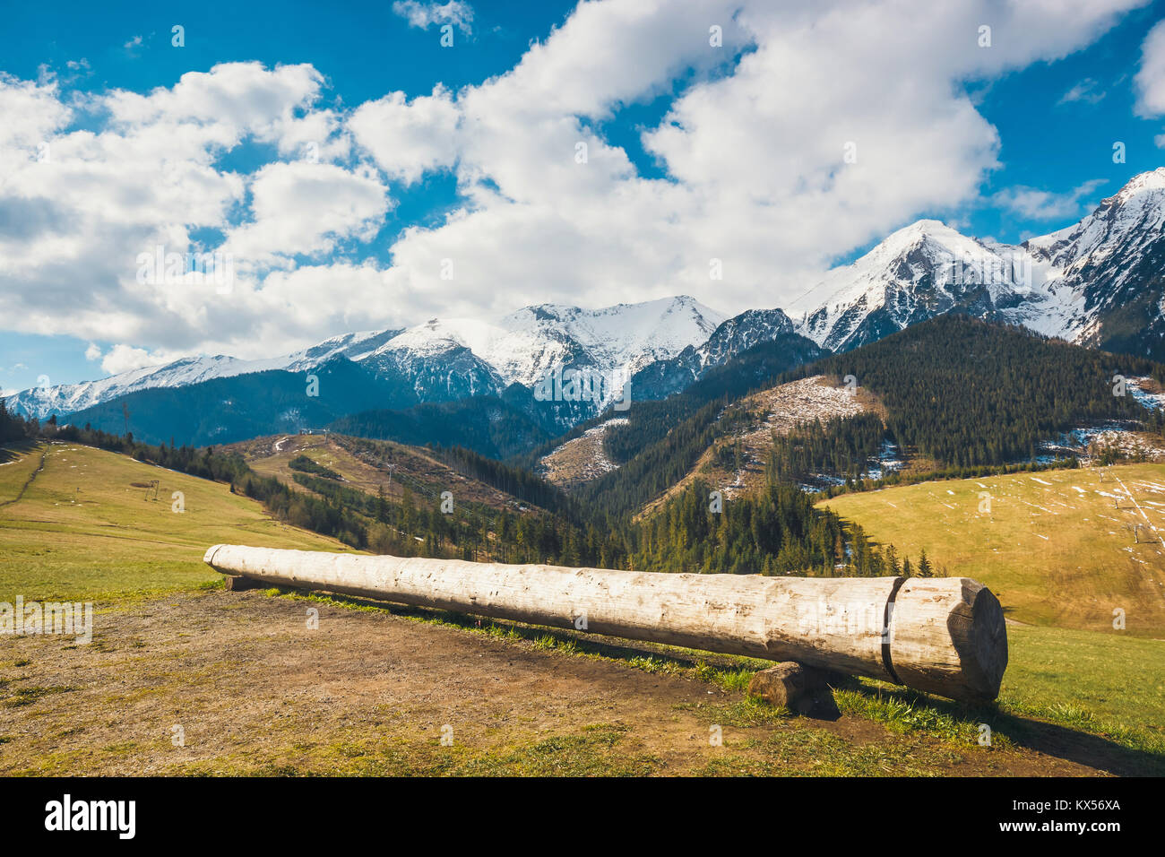 View of Tatra mountains in spring time, Slovakia Stock Photo - Alamy