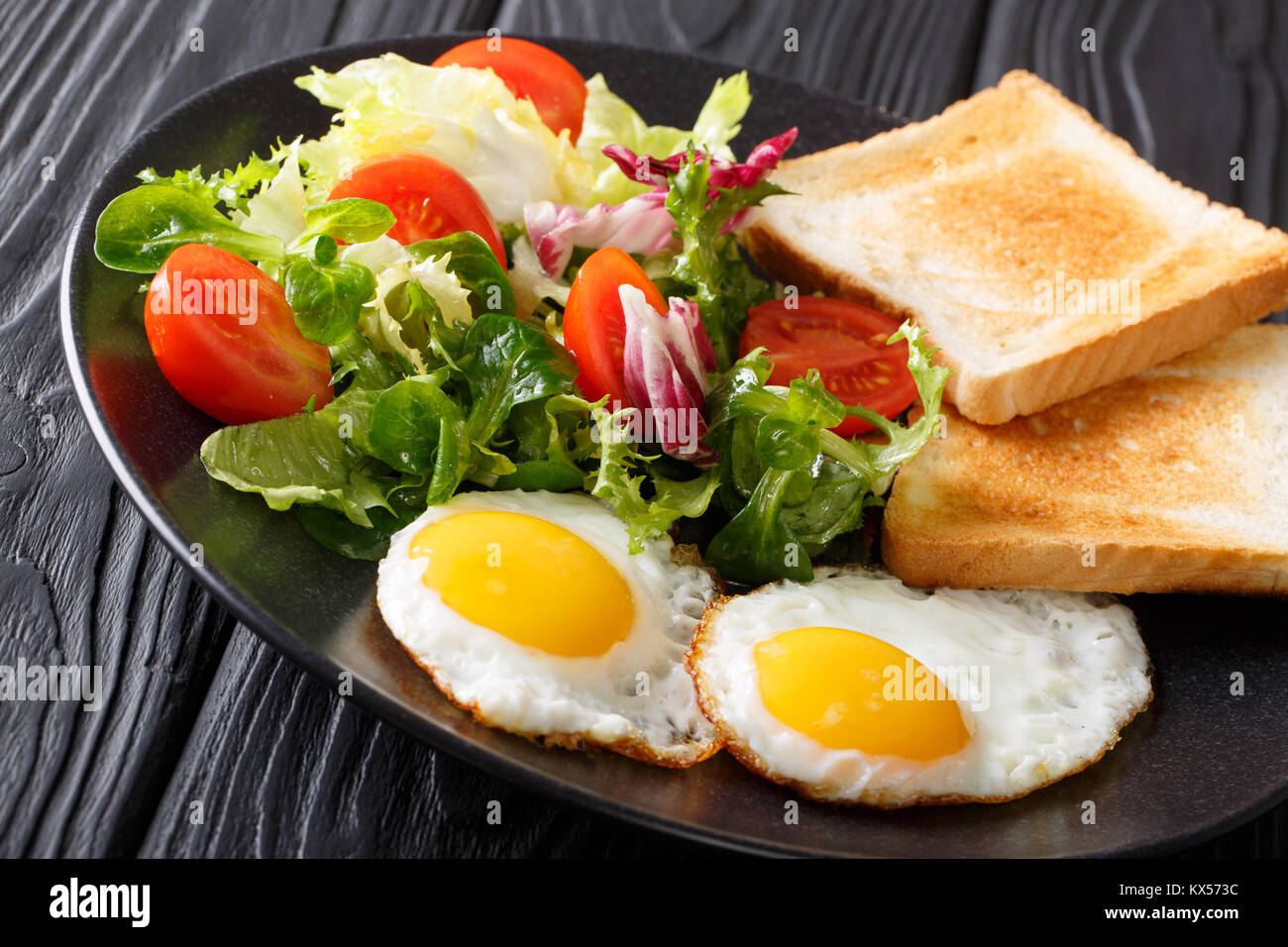 Healthy Breakfast Eggs And Toast