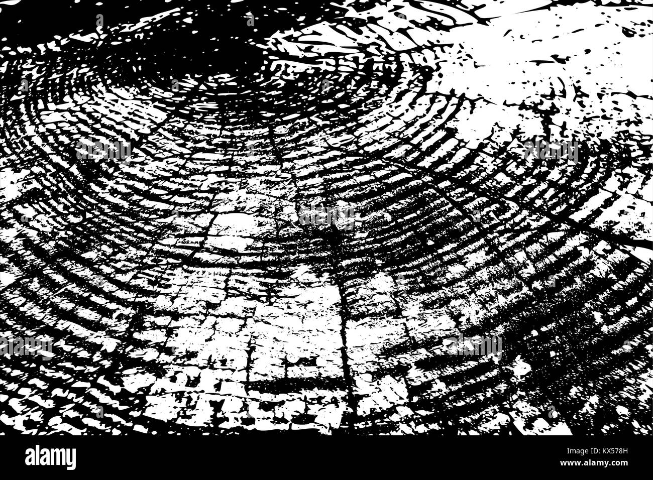 Realistic wood texture - vector pattern - black and white, Wood cross ...