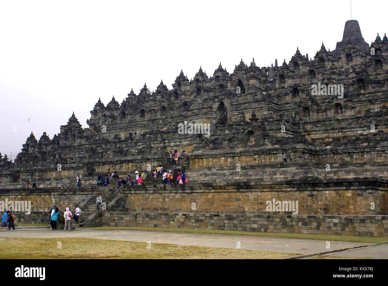 People in Borobudur, Java, Indonesia Stock Photo - Alamy