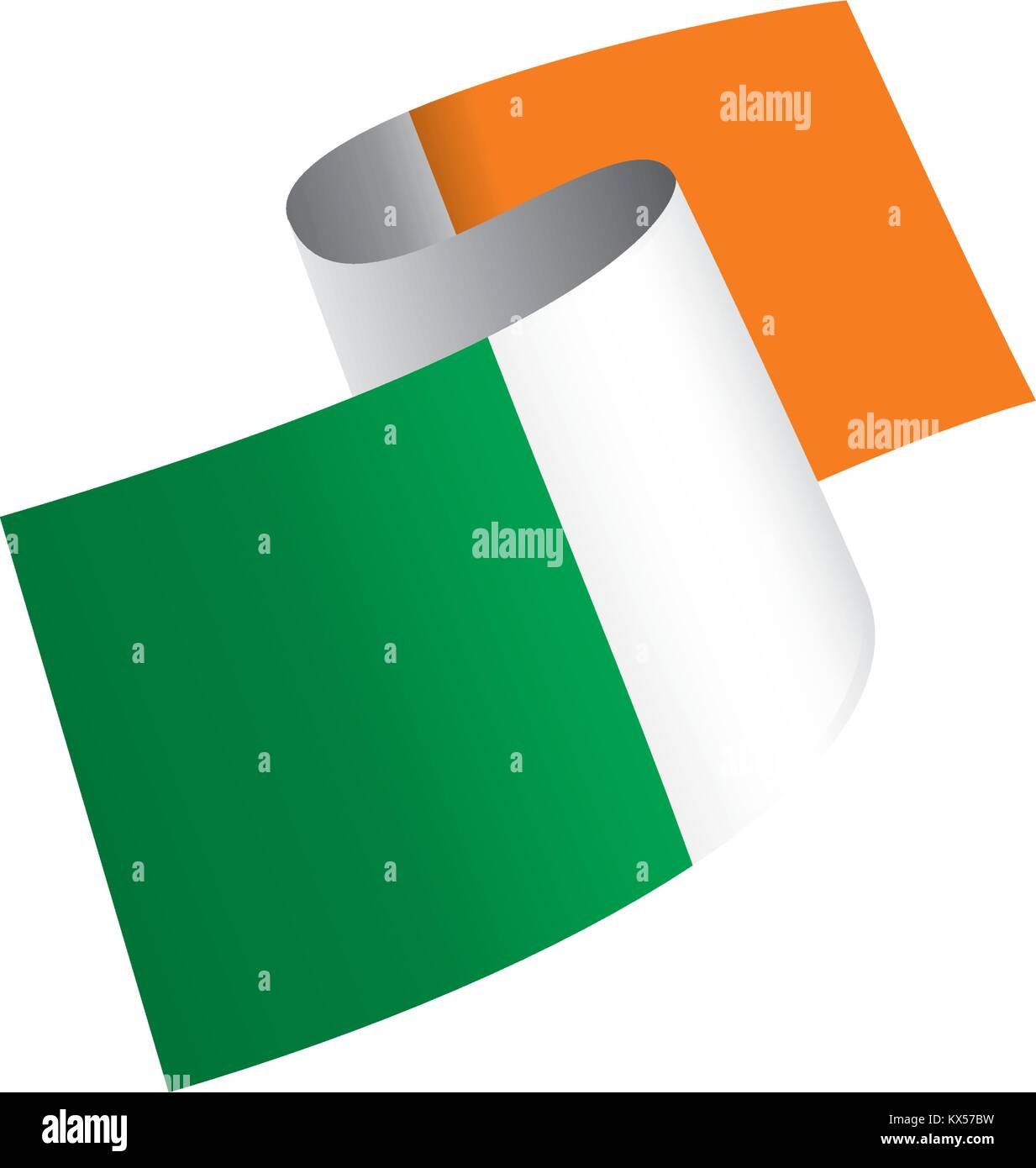 Ireland flag, vector illustration Stock Vector Image & Art - Alamy
