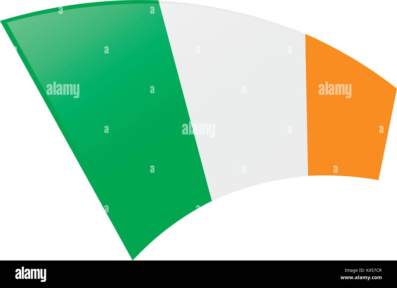 Ireland flag, vector illustration Stock Vector Image & Art - Alamy