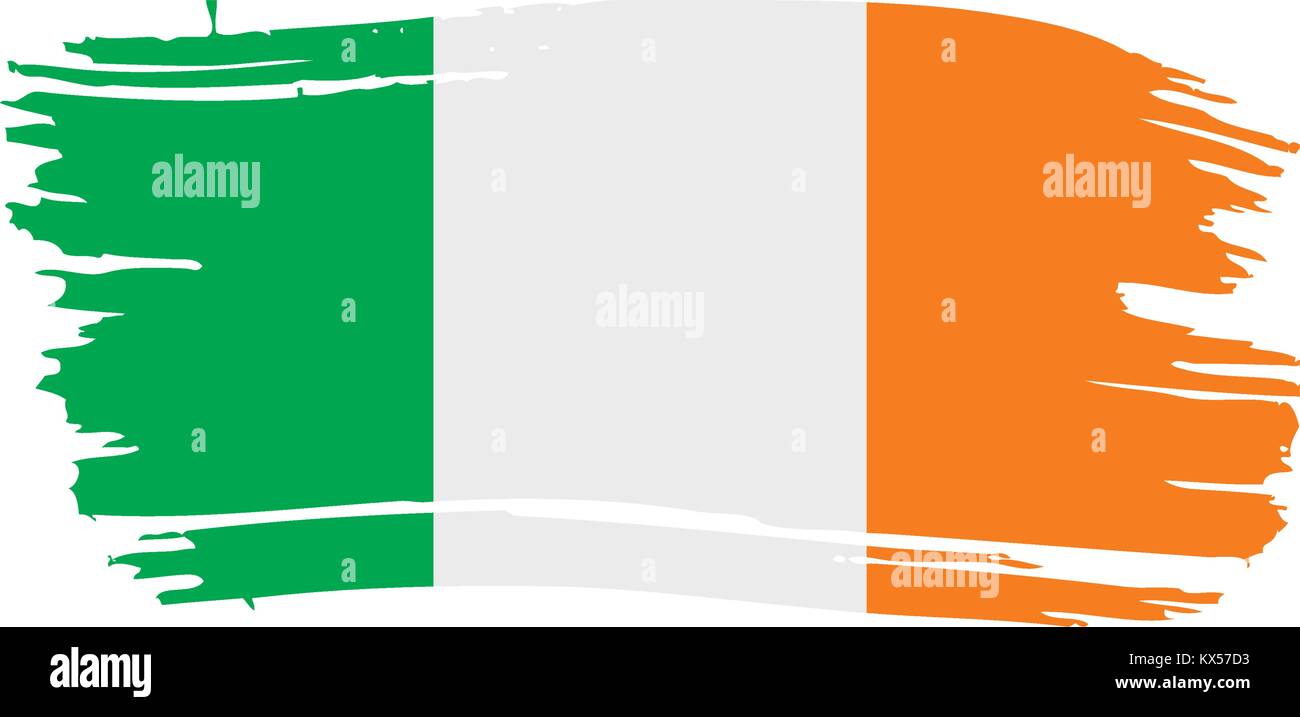 Ireland flag, vector illustration Stock Vector Image & Art - Alamy