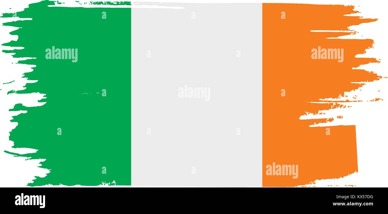 Ireland flag, vector illustration Stock Vector Image & Art - Alamy