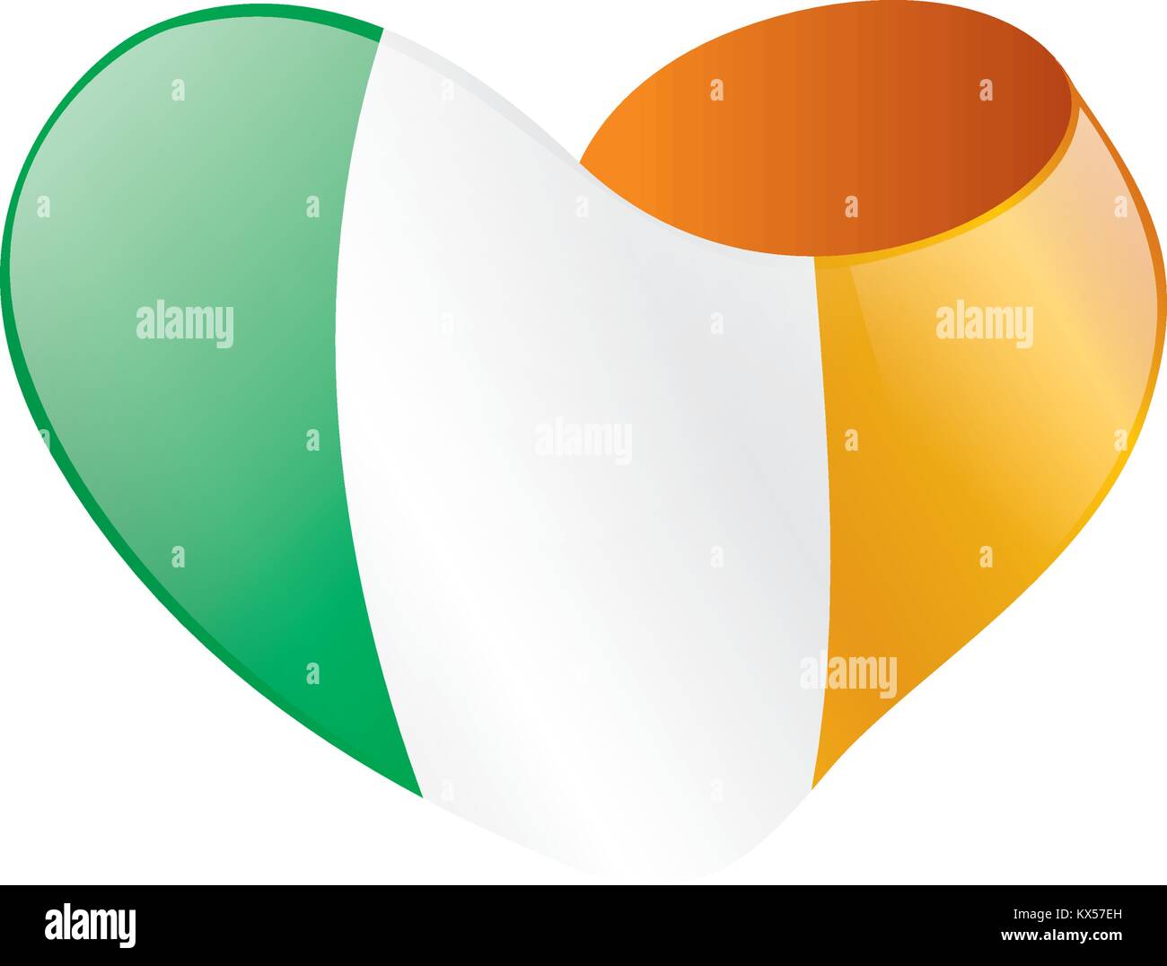 Ireland flag, vector illustration Stock Vector Image & Art - Alamy