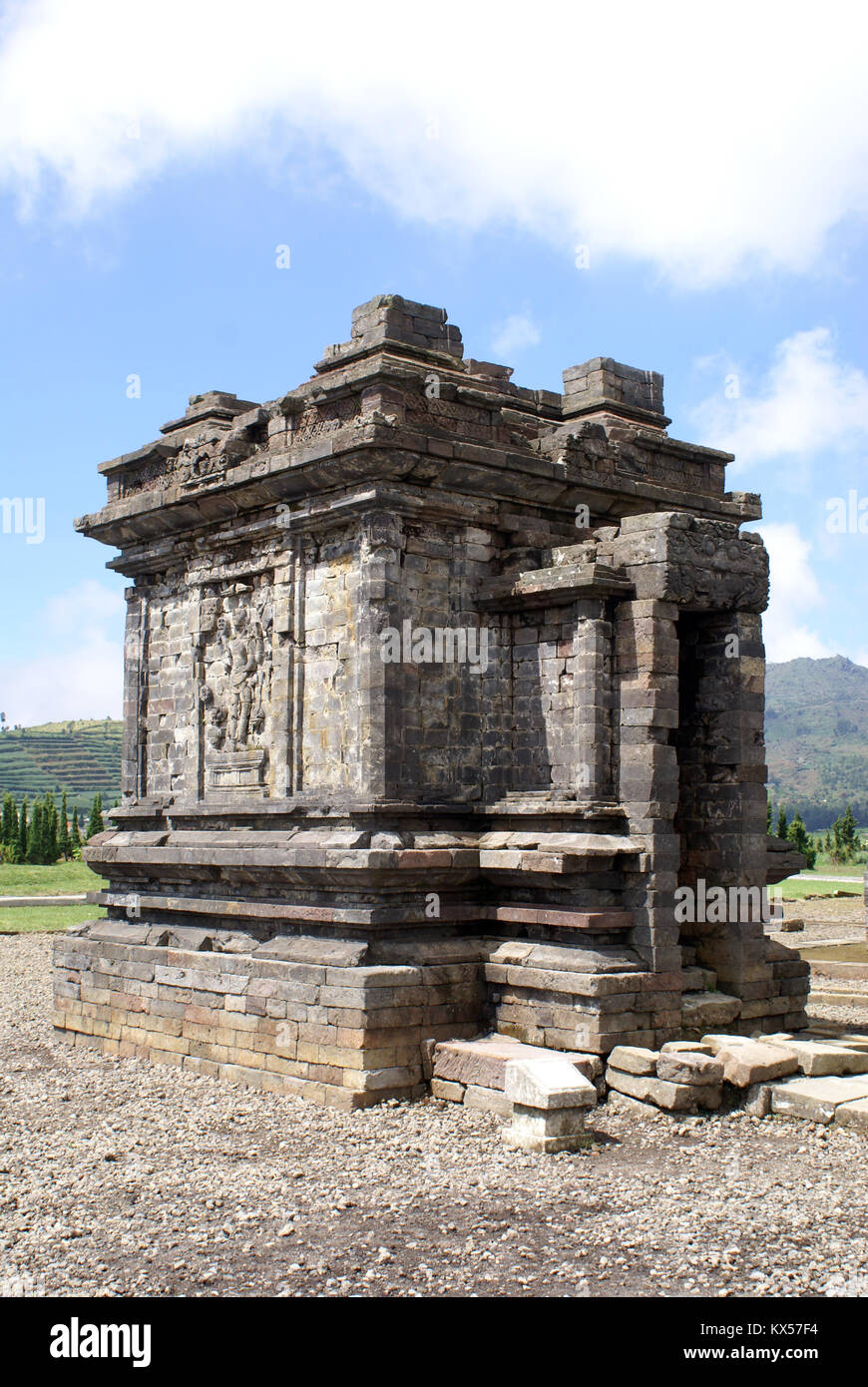 Arjuna temple on Dieng plateau, Java, Indonesia Stock Photo - Alamy