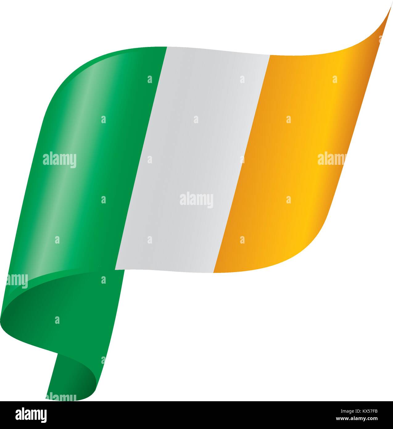 Ireland flag, vector illustration Stock Vector Image & Art - Alamy