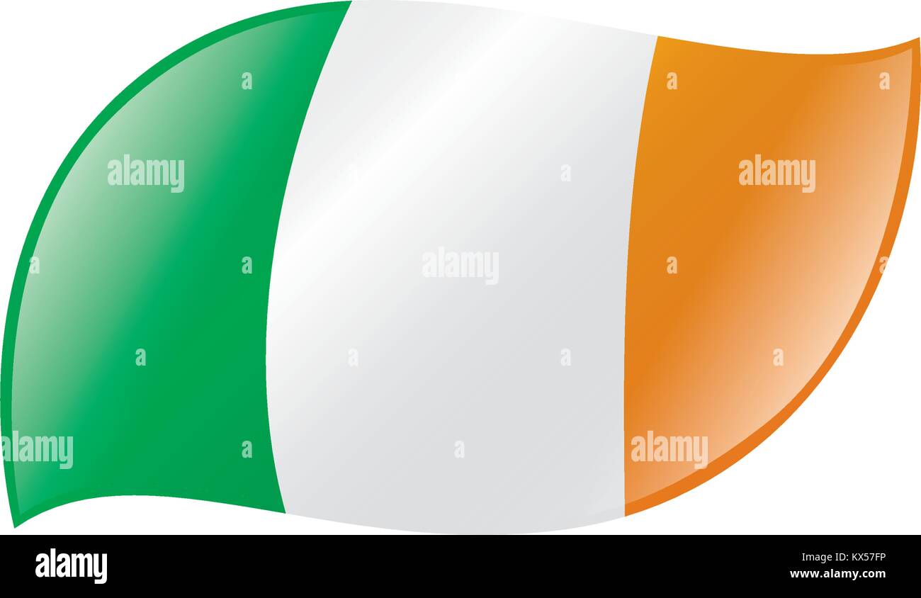 Ireland flag, vector illustration Stock Vector Image & Art - Alamy