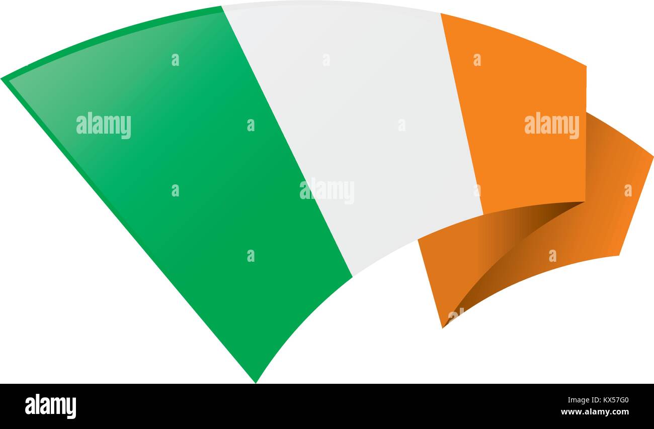 Ireland flag, vector illustration Stock Vector Image & Art - Alamy