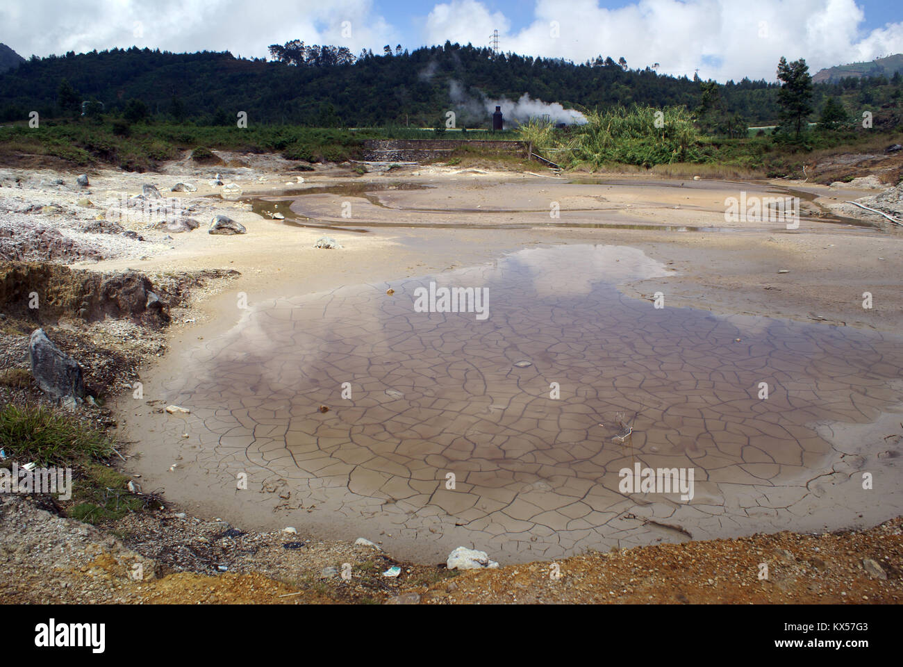 Kawah sikidang hi-res stock photography and images - Alamy