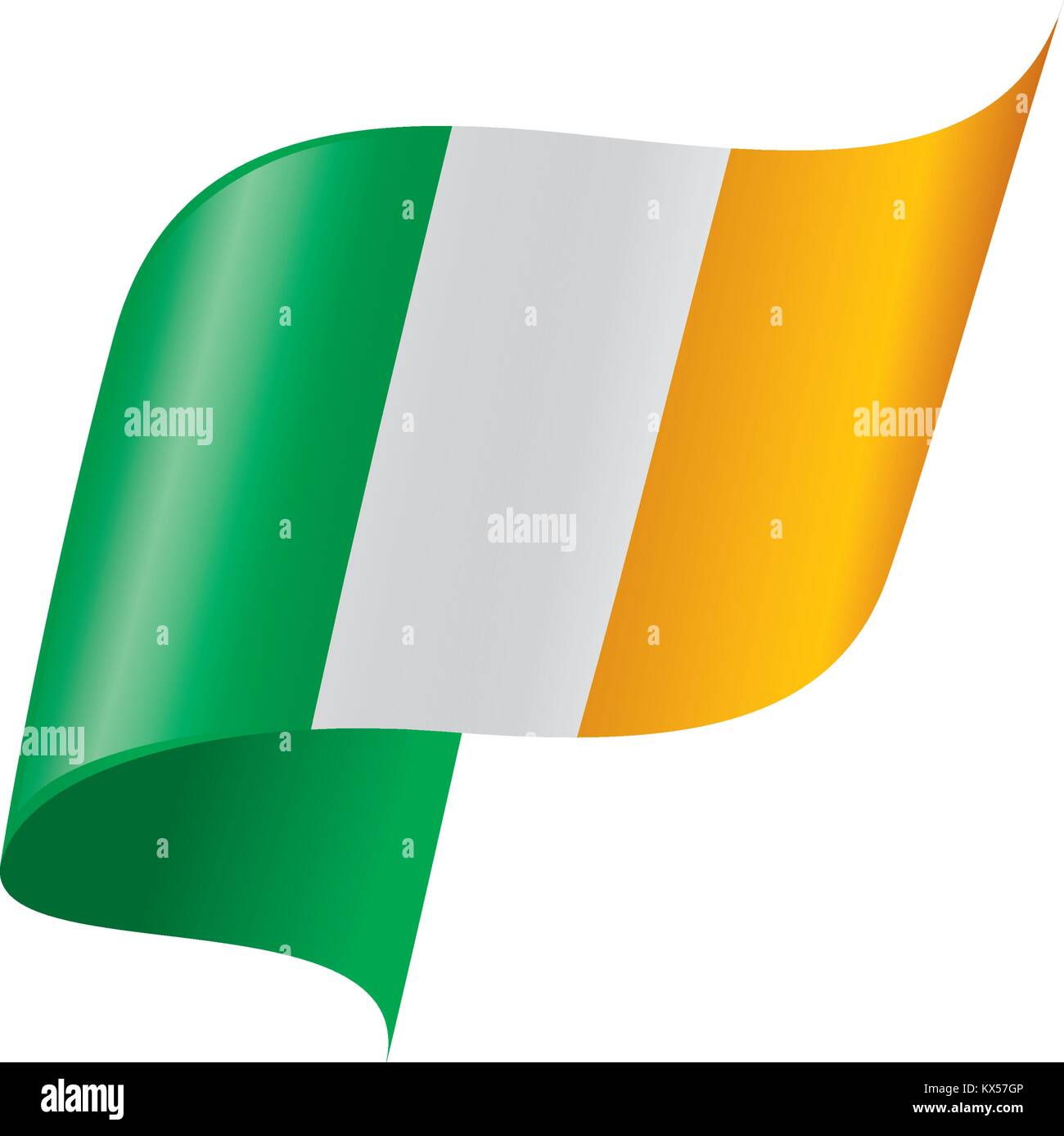 Ireland flag, vector illustration Stock Vector Image & Art - Alamy