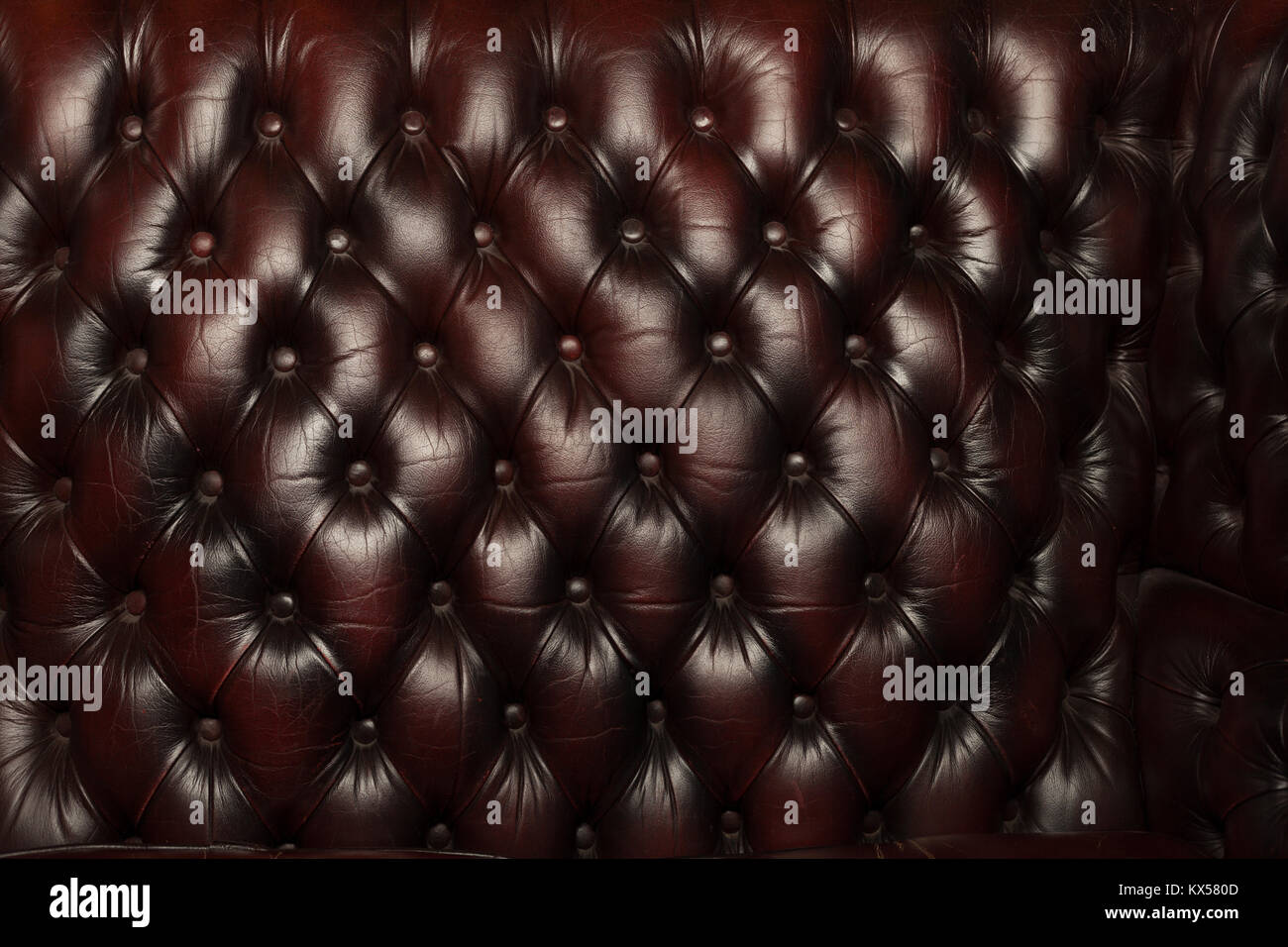 luxury brown leather sofa background texture close up Stock Photo - Alamy