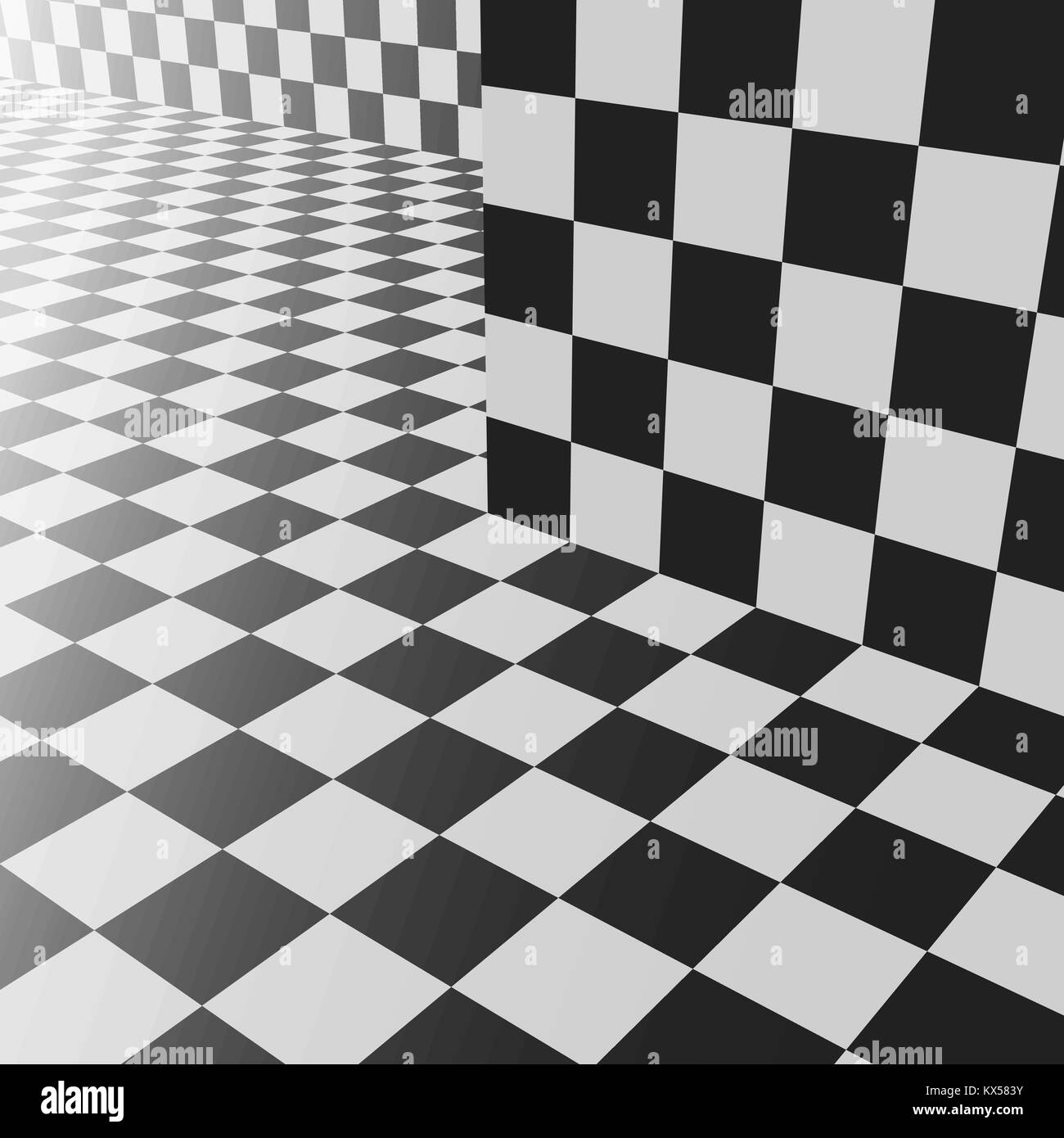 abstract checkered interior. monochrome vector background Stock Vector ...