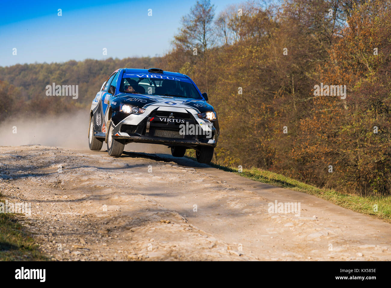 Mitsubishi Evo X Rally Car High Resolution Stock Photography and Images ...