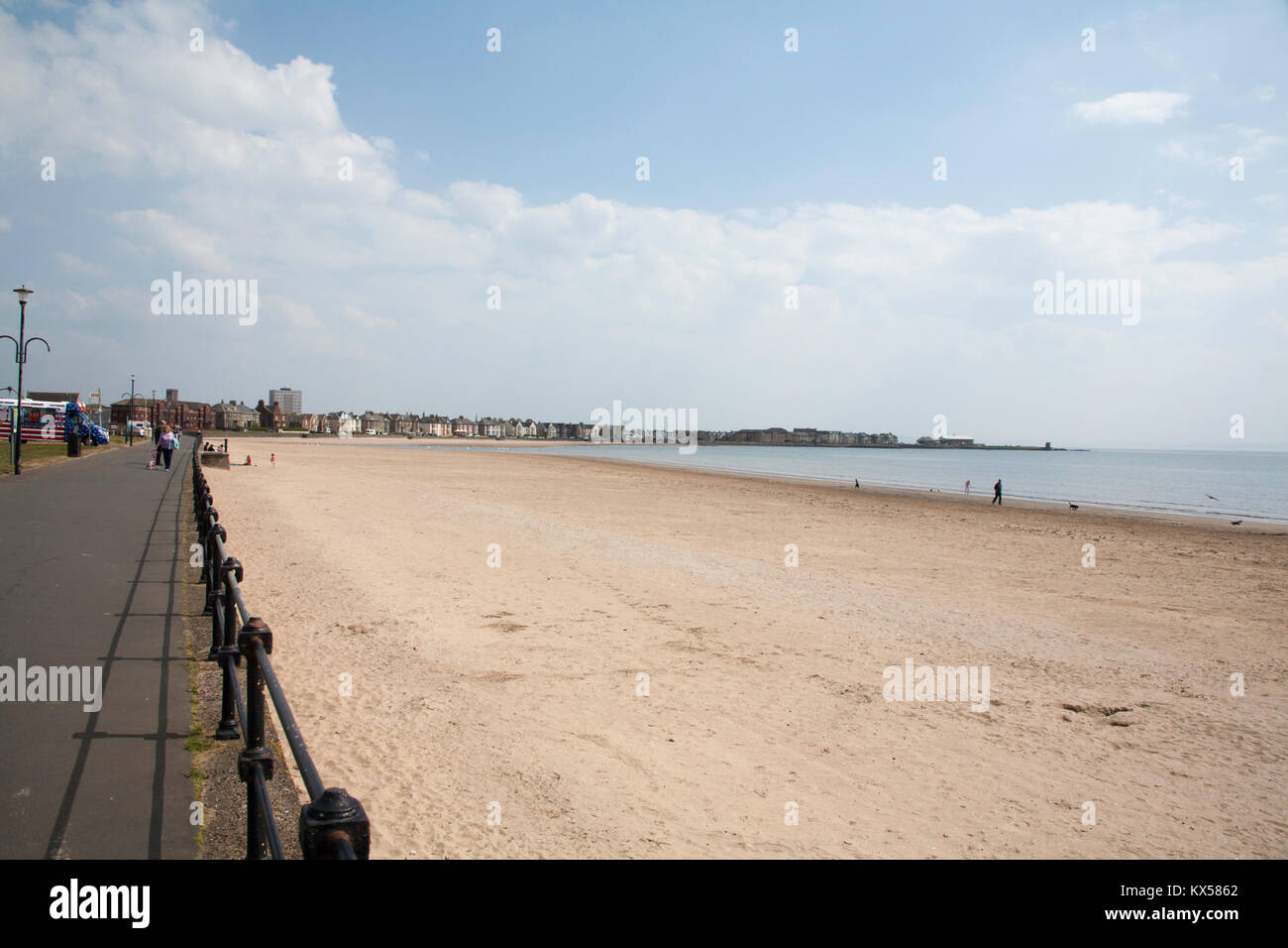The Beach at Ardrossan South Beach Ardrossan Ayrshire Scotland Stock ...