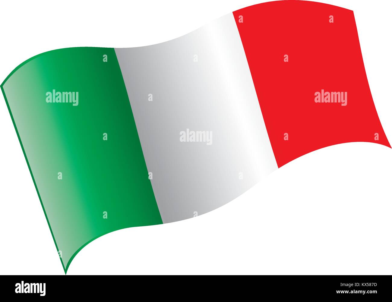 Italy flag, vector illustration Stock Vector Image & Art - Alamy